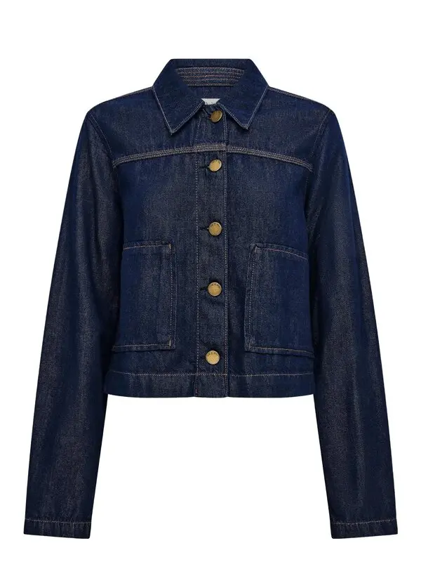 Rag & Bone Adrianna Buttoned Pocket Jacket - Black