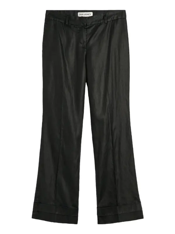 Our Legacy Hip Wide-leg Pants - Black