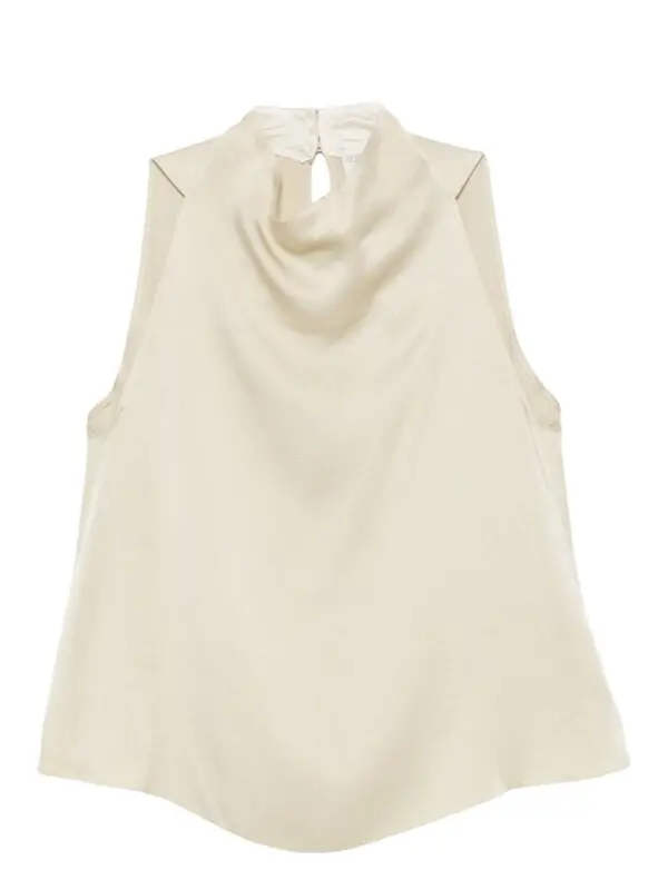 FORTE_FORTE Sleeveless High Neck Blouse - No