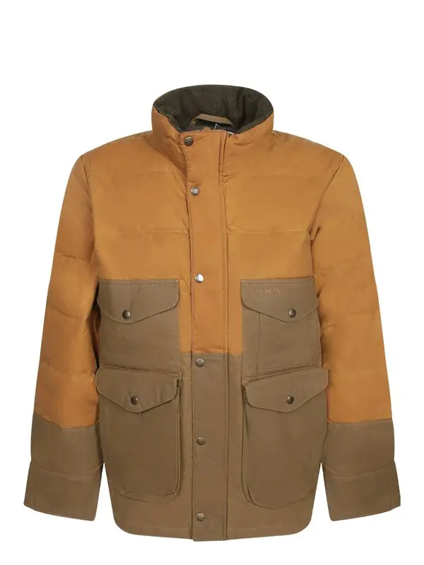 Filson Padded High-collar Jacket - Brown