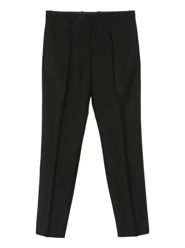JIL SANDER Tailored Pressed-crease Trousers - Black