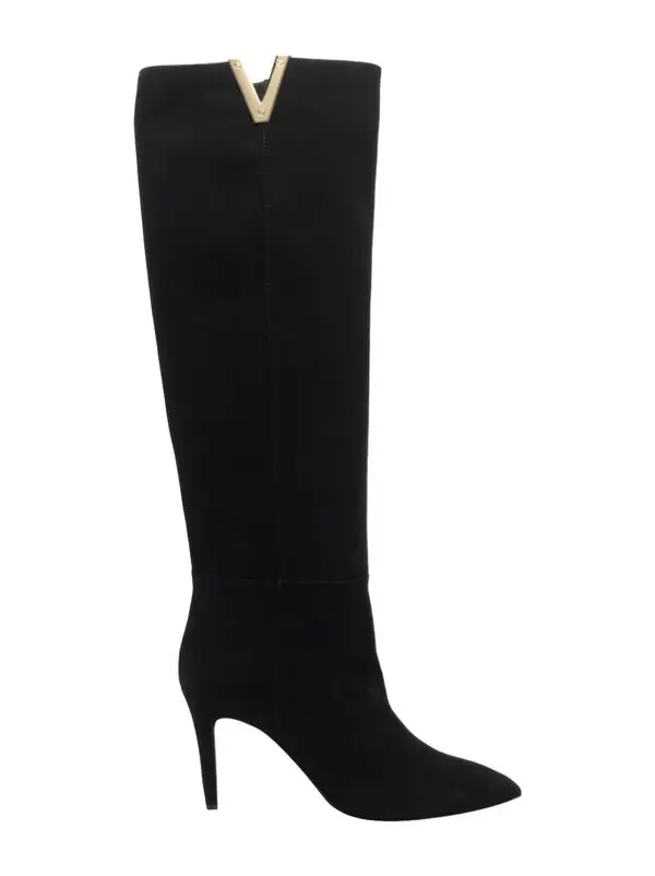 VIA ROMA 15 Pointed-toe High-heel Boots - Black
