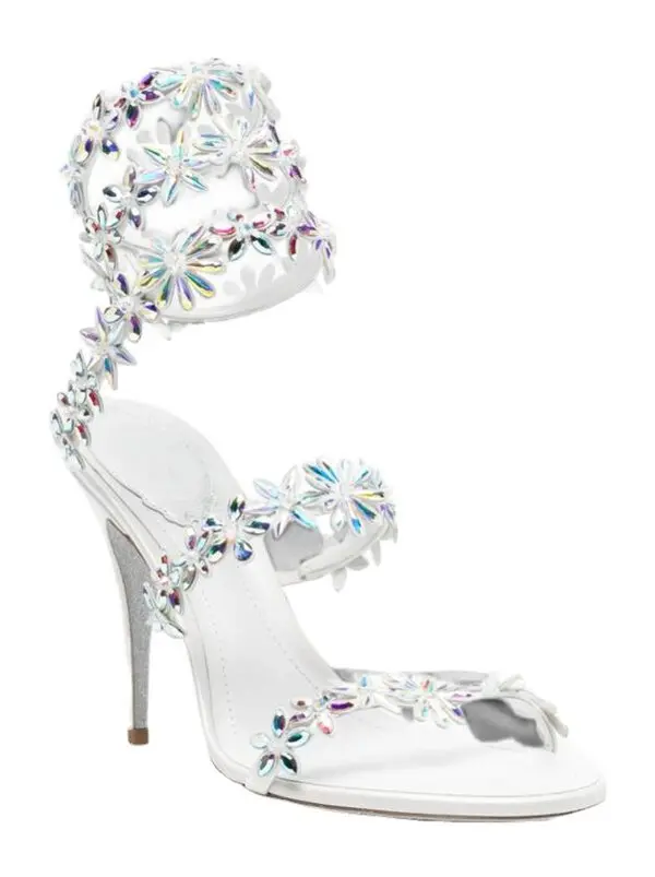 Rene Caovilla Embellished Stiletto Sandals - No