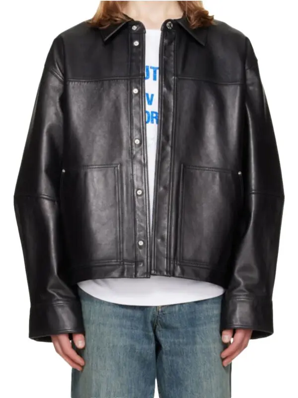 Helmut Lang Leather Jacket - Black