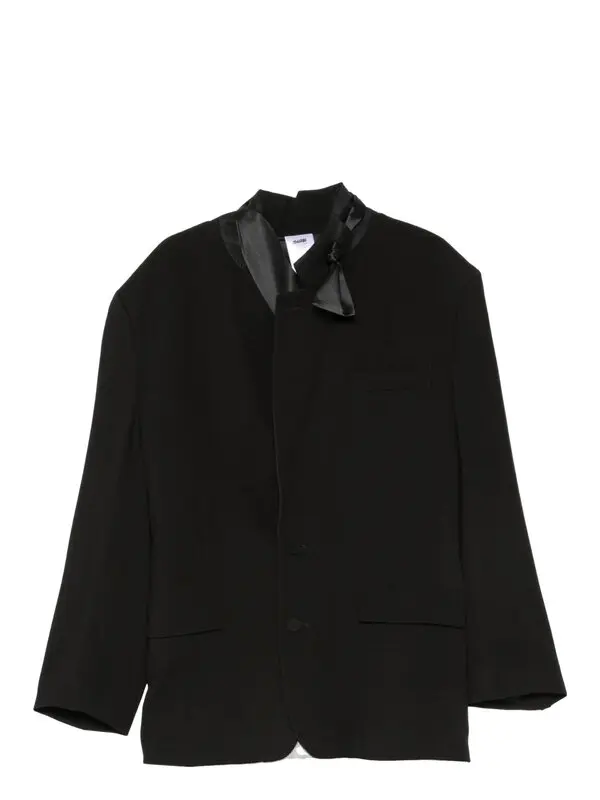 MAGLIANO Long-sleeve Shawl Lapel Jacket - Black