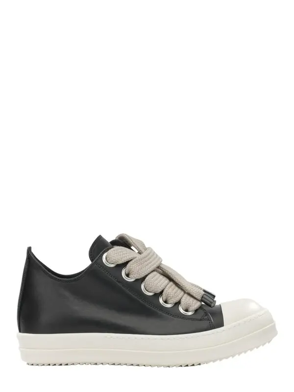 Rick Owens Low Top Lace-up Sneakers - Black