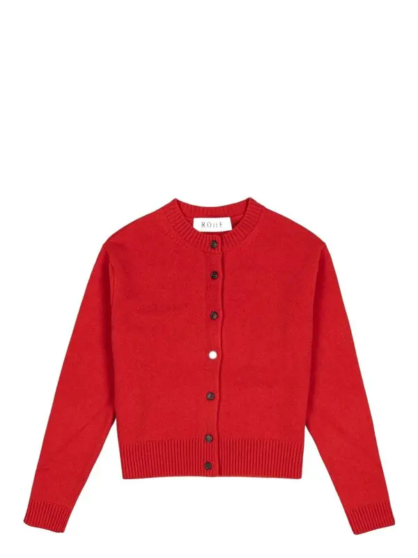 RÓHE Classic Cardigan - Red
