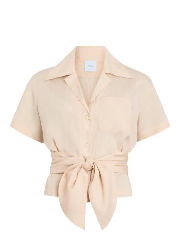 PATOU Knotted Beach Shirt - No