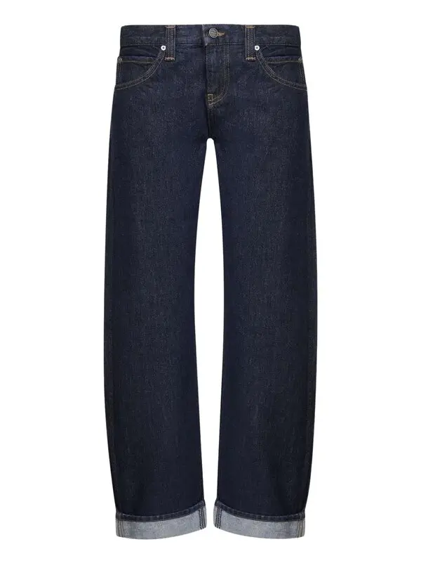 Khaite Karo Straight-leg Jeans - Black