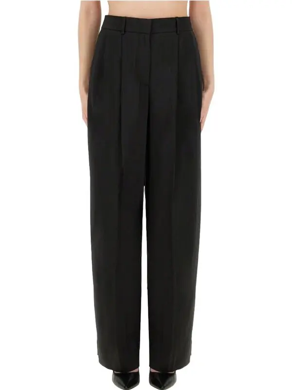 Michael Kors Pleated Trousers - Black