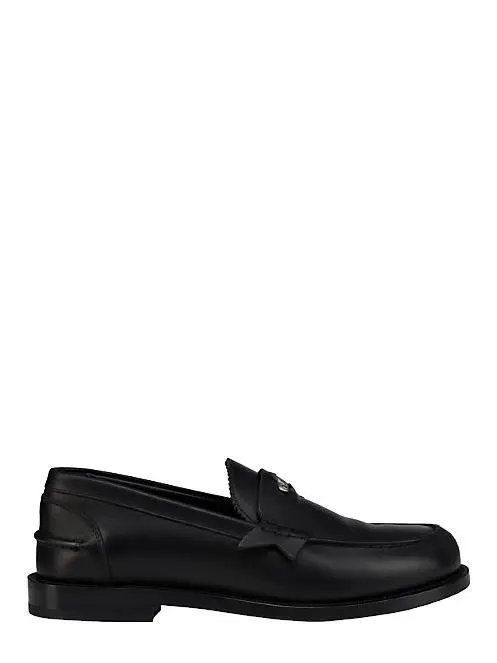 CHRISTIAN LOUBOUTIN Plato Leather Loafers - Black