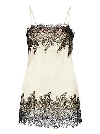 Dissh Mina Lace Woven Top - Straw