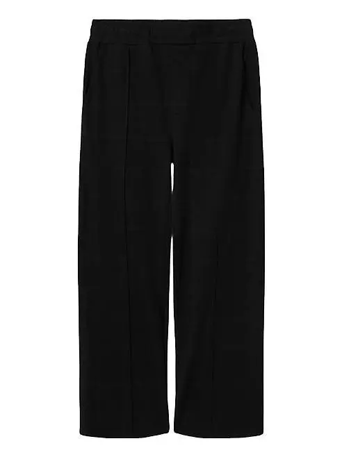 ALLSAINTS Harris Straight-leg Jersey Jogging Bottoms - Check Black