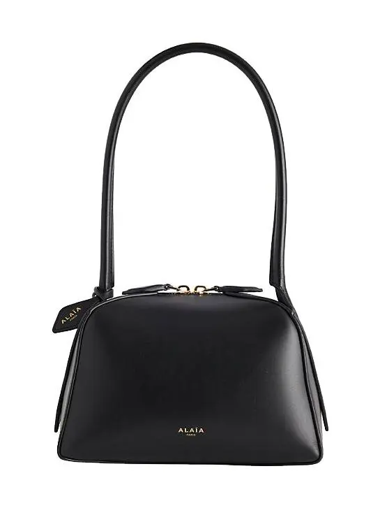 Alaïa Le Bouledogue Small Leather Shoulder Bag - Noir