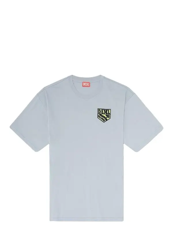 DIESEL® T-shirt With Industry Chest Print - Grey