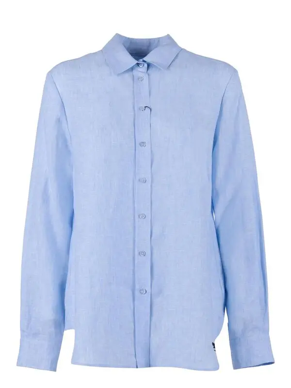 Max Mara Linen Shirt - Blue