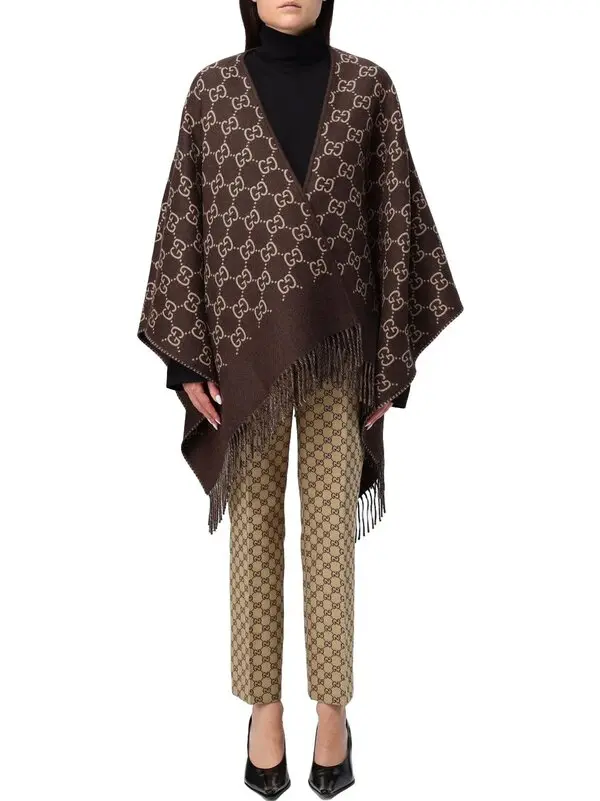 Gucci Wool Cardigan - Brown