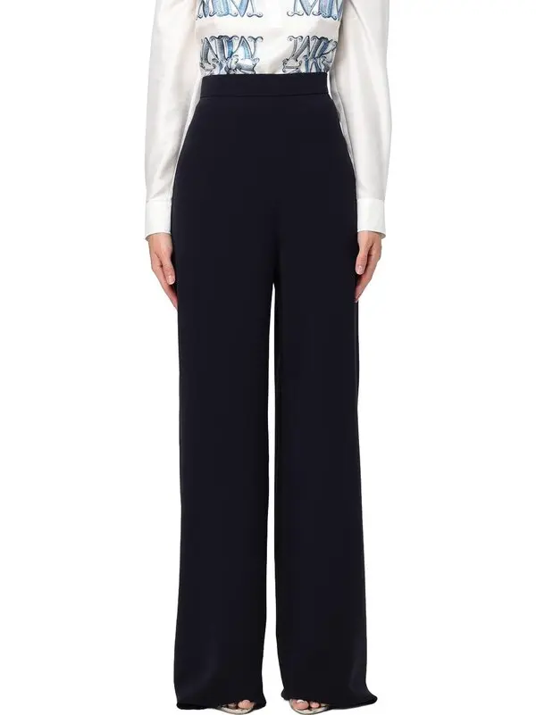 Max Mara Wide-leg Tailored Trousers - Blue