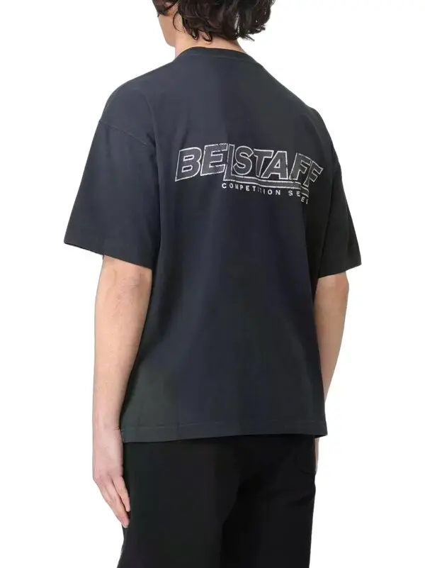 Belstaff Logo-print Cotton T-shirt - Grey
