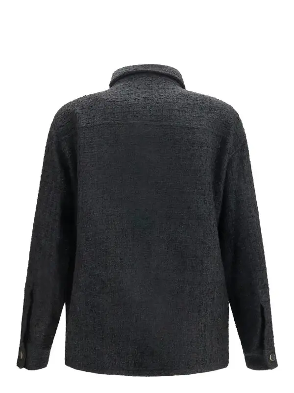 Balmain Flap-pocket Shirt Jacket - Grey