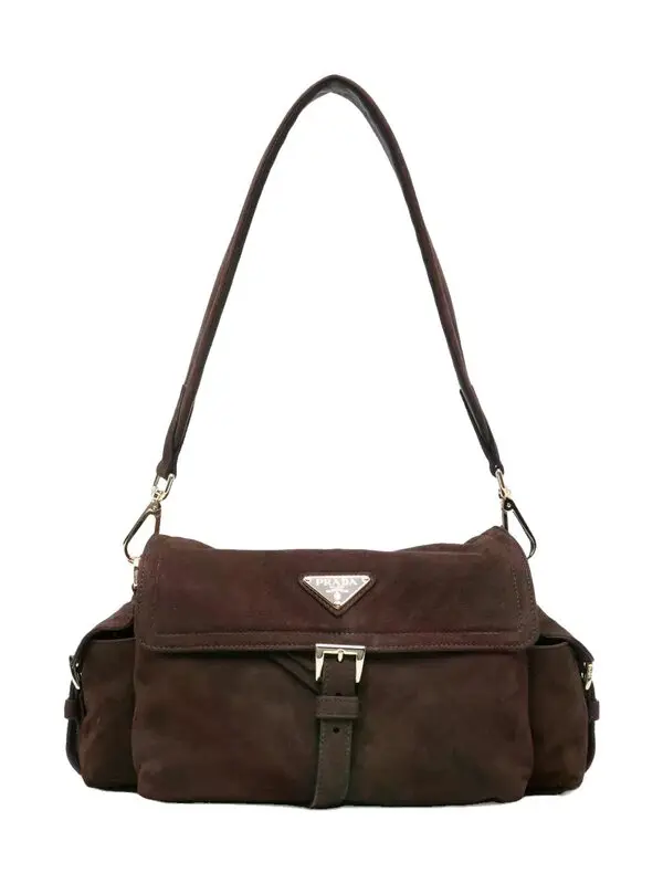 Prada Medium Explore Shoulder Bag - Brown