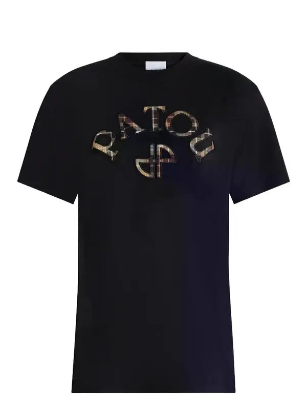 PATOU Logo Patch T-shirt - Black