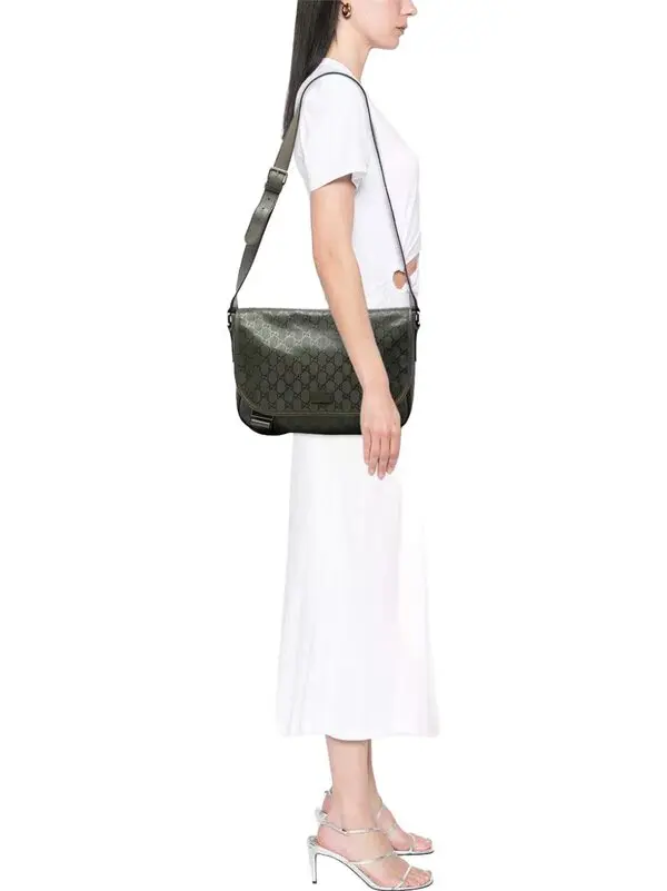 Gucci Gg Imprime Crossbody Bag - Brown