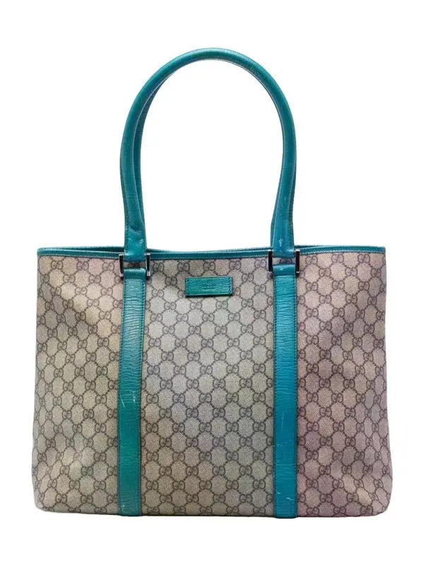 Gucci Gg Supreme Joy Tote Bag - Blue