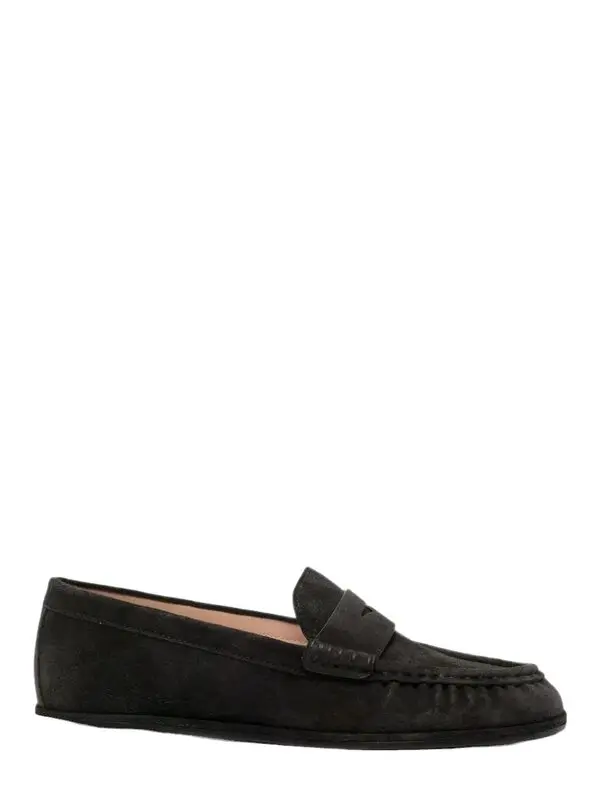STUART WEITZMAN Leather Loafers - Brown