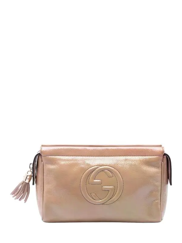 Gucci Soho Clutch Bag - Brown