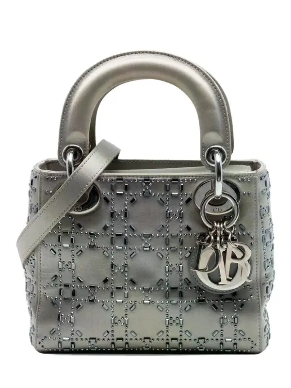 Dior Mini Lady Satchel - Grey