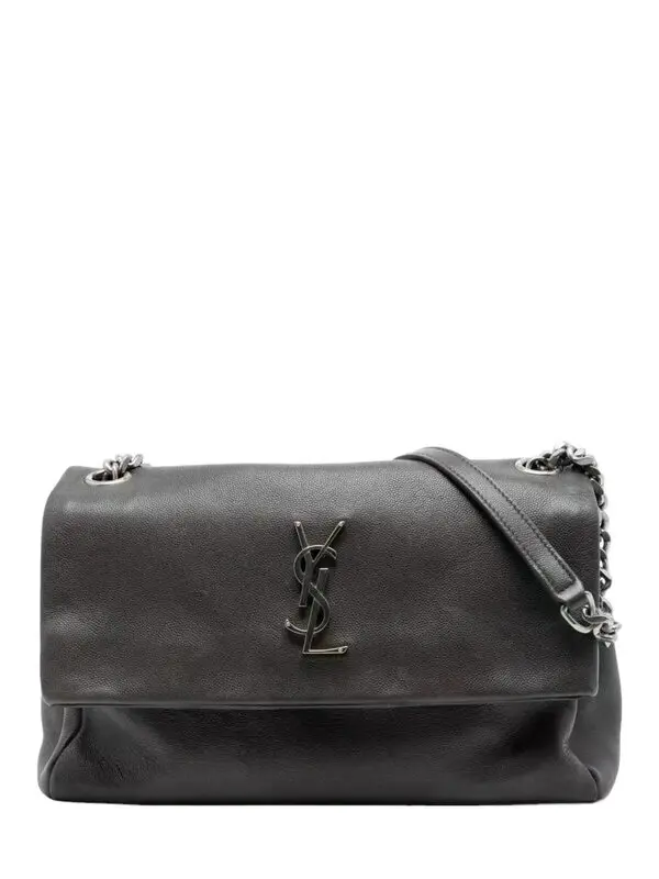 Saint Laurent Grain De Poudre West Hollywood Crossbody Bag - Grey