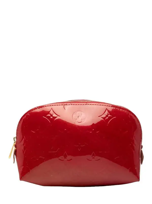 LOUIS VUITTON 2012 Monogram Vernis Cosmetic Pouch - Red