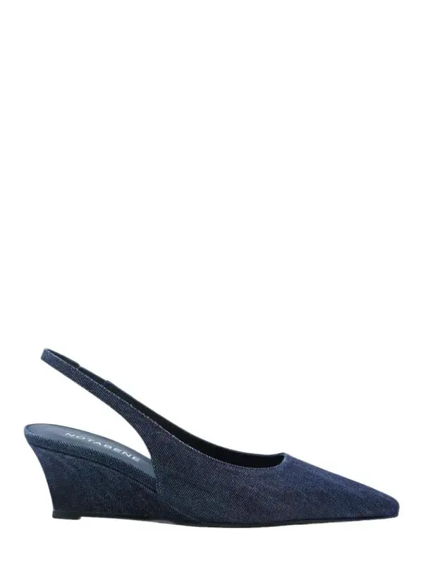 NOTABENE Elba Wedge-heel Sandals - Blue