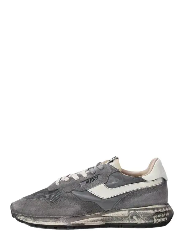 AUTRY Reelwind Super Vintage Lace-up Sneakers - Grey