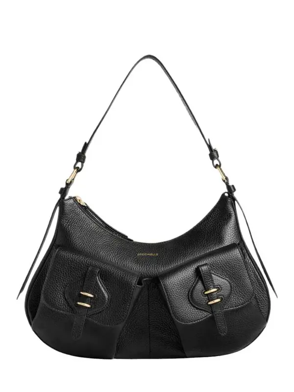 COCCINELLE Mavery Pocket Shoulder Bag - Black