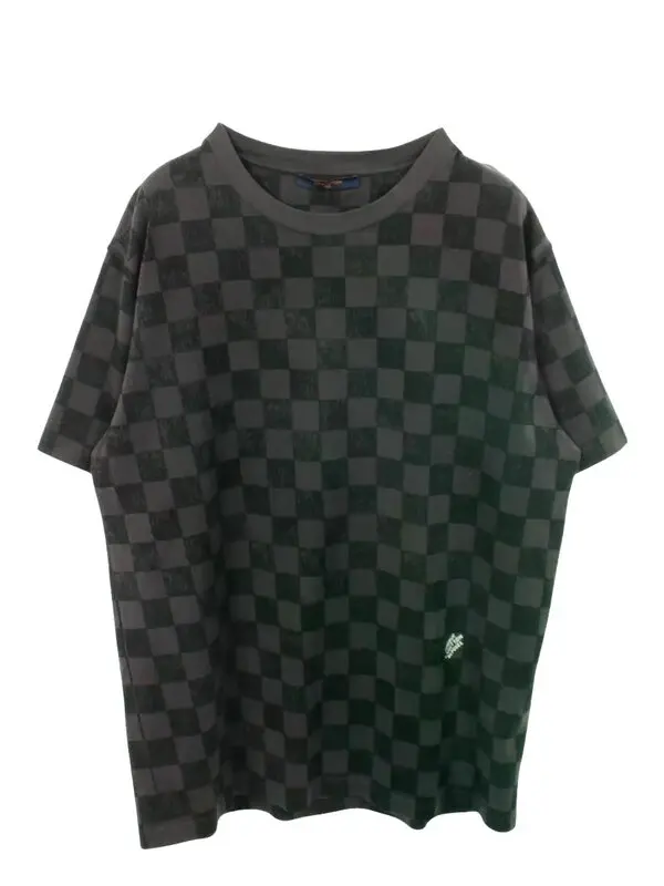 LOUIS VUITTON 2010s Damier Short-sleeve T-shirt - Grey