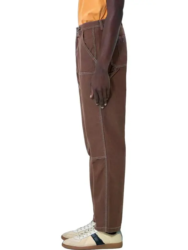 VANS X Julian Klincewicz Contrast-stitch Trousers - Brown