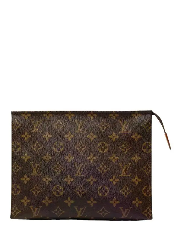 LOUIS VUITTON Monogram Toiletry Pouch 26 Clutch Bag - Brown