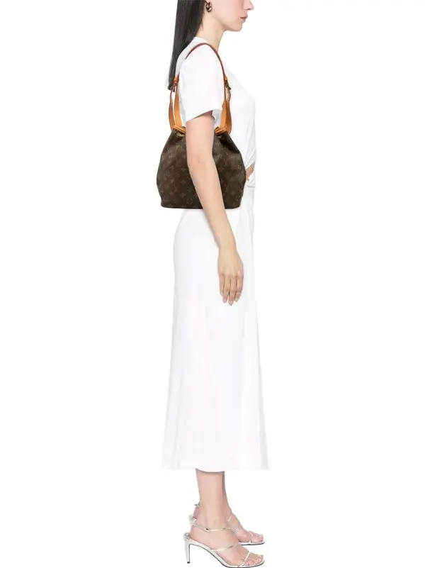 LOUIS VUITTON Monogram Petit Noe Bucket Bag - Brown