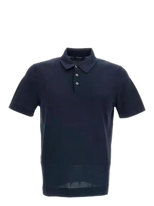 DRUMOHR Short-sleeve Polo Shirt - Blue