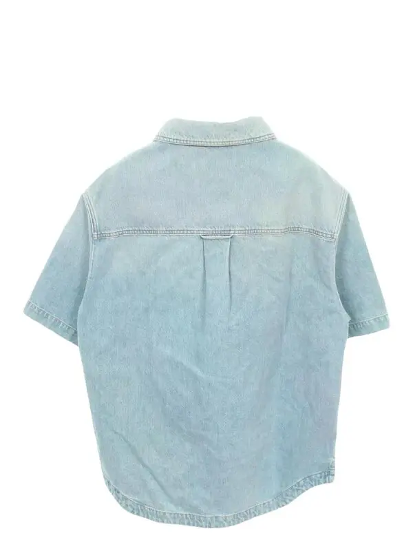 LOUIS VUITTON 2010s Short-sleeve Denim Shirt - Blue