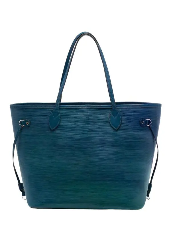 LOUIS VUITTON Epi Leather Neverfull Mm Tote Bag - Blue