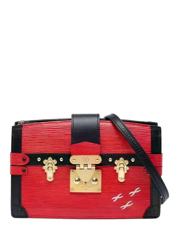 LOUIS VUITTON Epi Trunk Clutch Crossbody Bag - Red