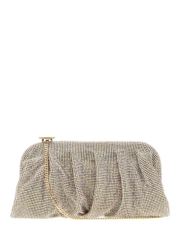 Benedetta Bruzziches Embellished Fabric Clutch - Multicolor