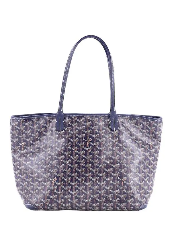 Goyard Mm Artois Tote Coated Canvas - Blue