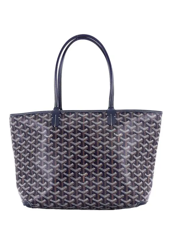 Goyard Pm Artois Tote Coated Canvas - Blue