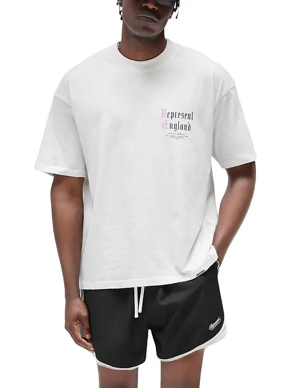 REPRESENT Private Members Tee - Flat White