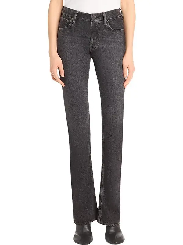 Acne Studios Mid Rise Straight Jeans - Black