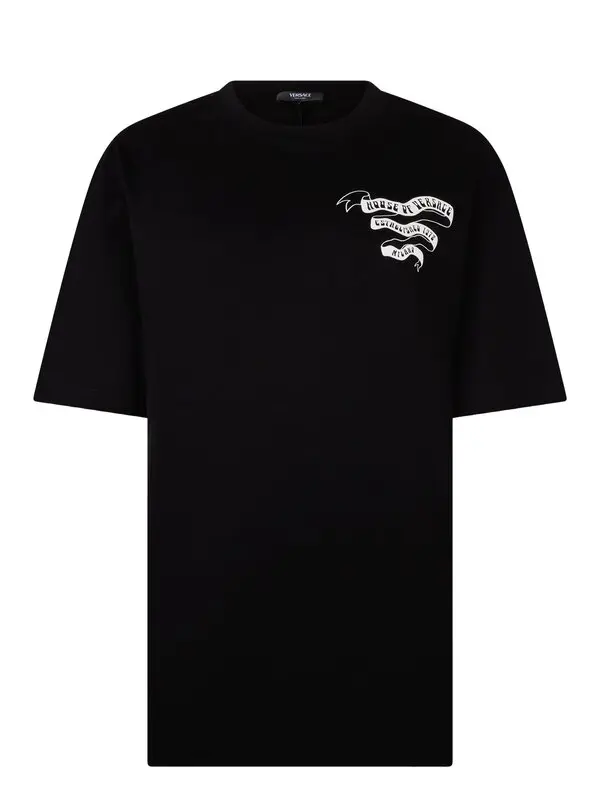 Versace Comfort Fit T-shirt For - Black